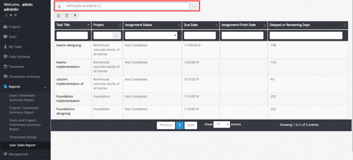 Reports - TaskBrowse