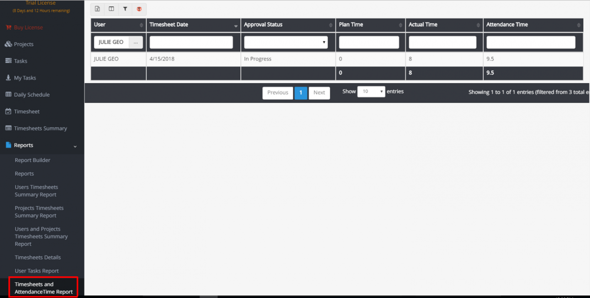 Reports - TaskBrowse