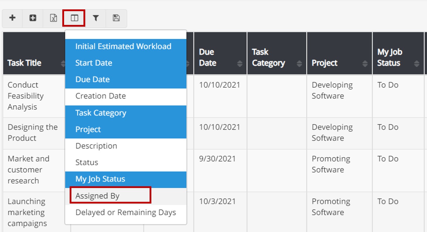 My Tasks - TaskBrowse