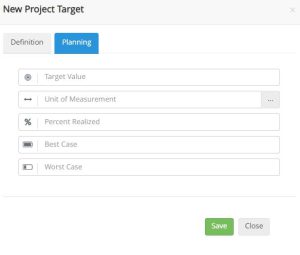 Project Target Planning - TaskBrowse
