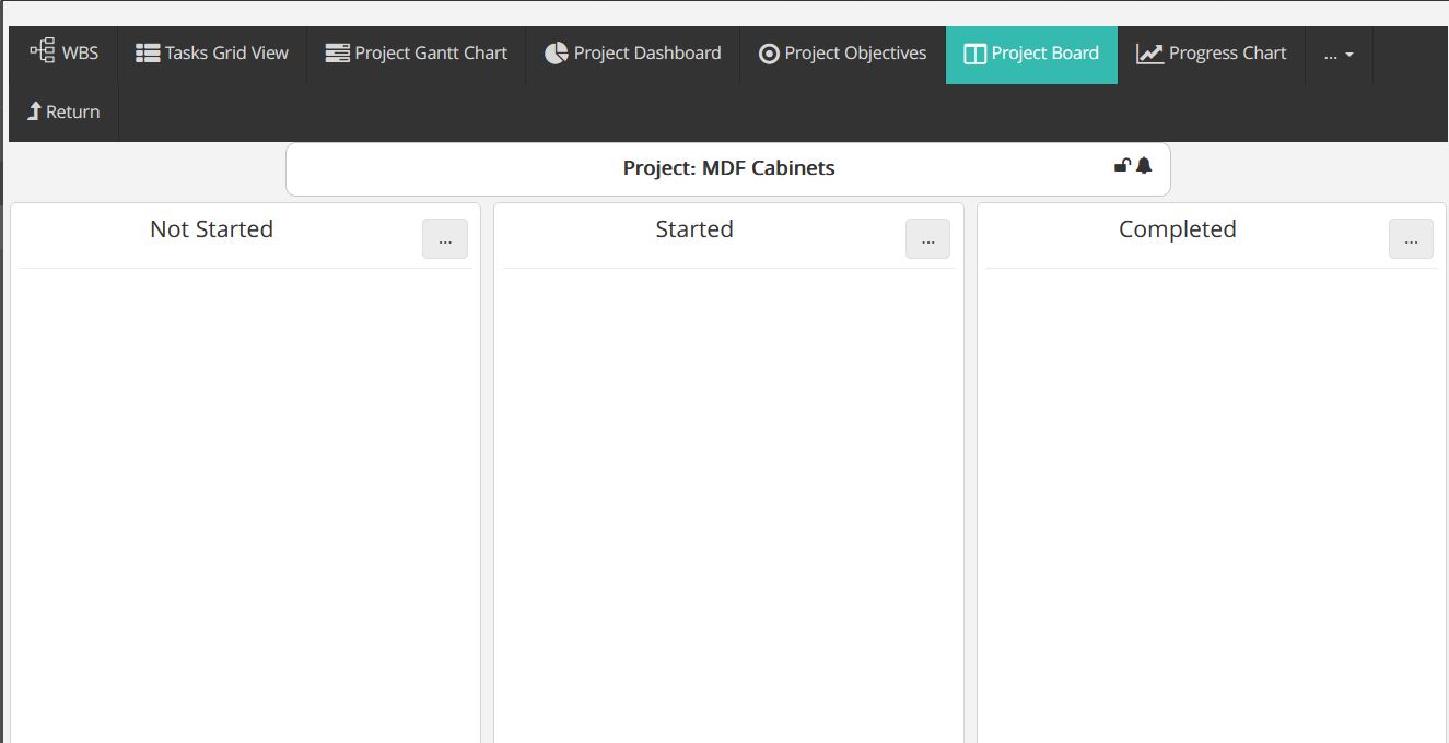 Project Board – TaskBrowse